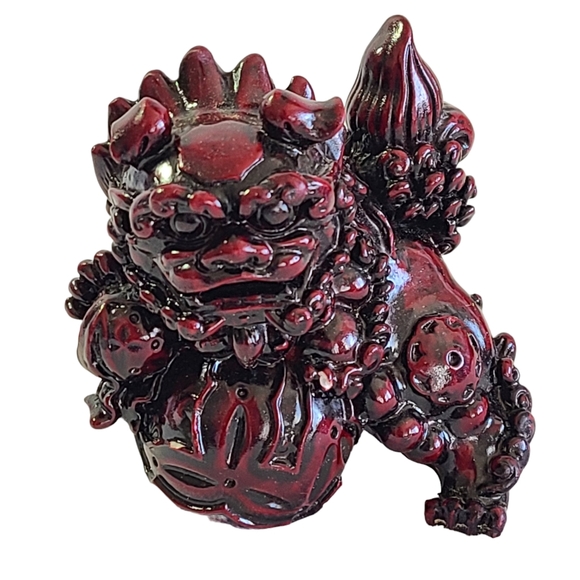 Vintage | Accents | Vintage Red Foo Dog | Poshmark